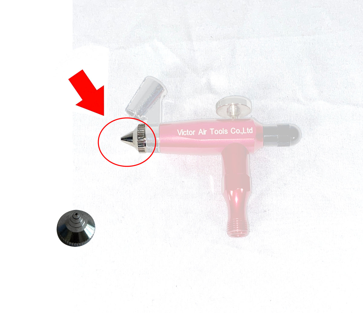 Quick Change Airbrush Gun Air Cap Replacement – Ooh! Body Art Stencils