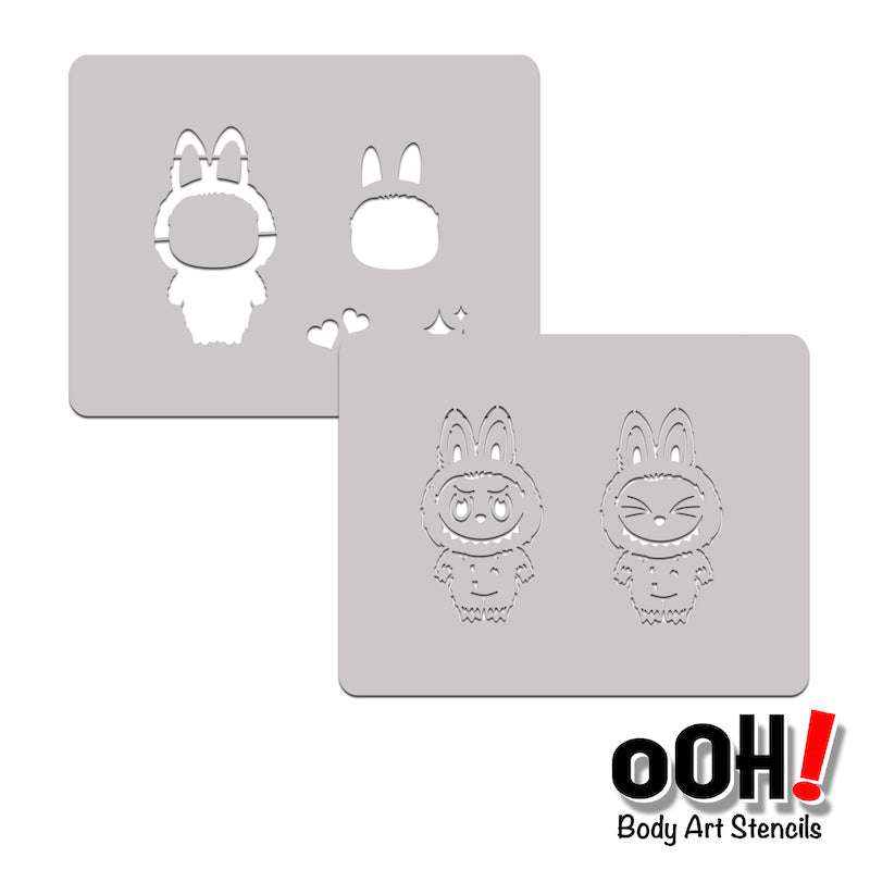 B01 Lil Bubu Tattoo Stencil – Ooh! Body Art Stencils