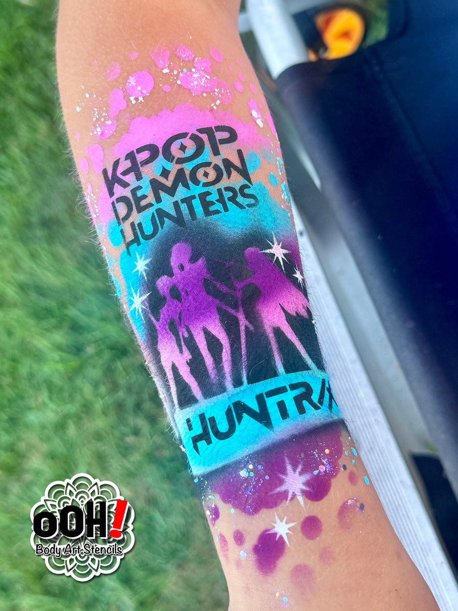 S24 Bubble Graffiti Sphere – Ooh! Body Art Stencils