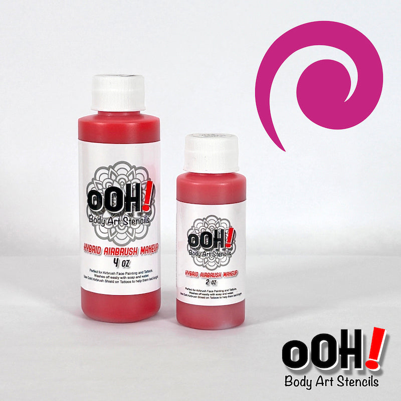 Dragon Fruit Pink Ooh! Hybrid Airbrush Makeup – Ooh! Body Art Stencils