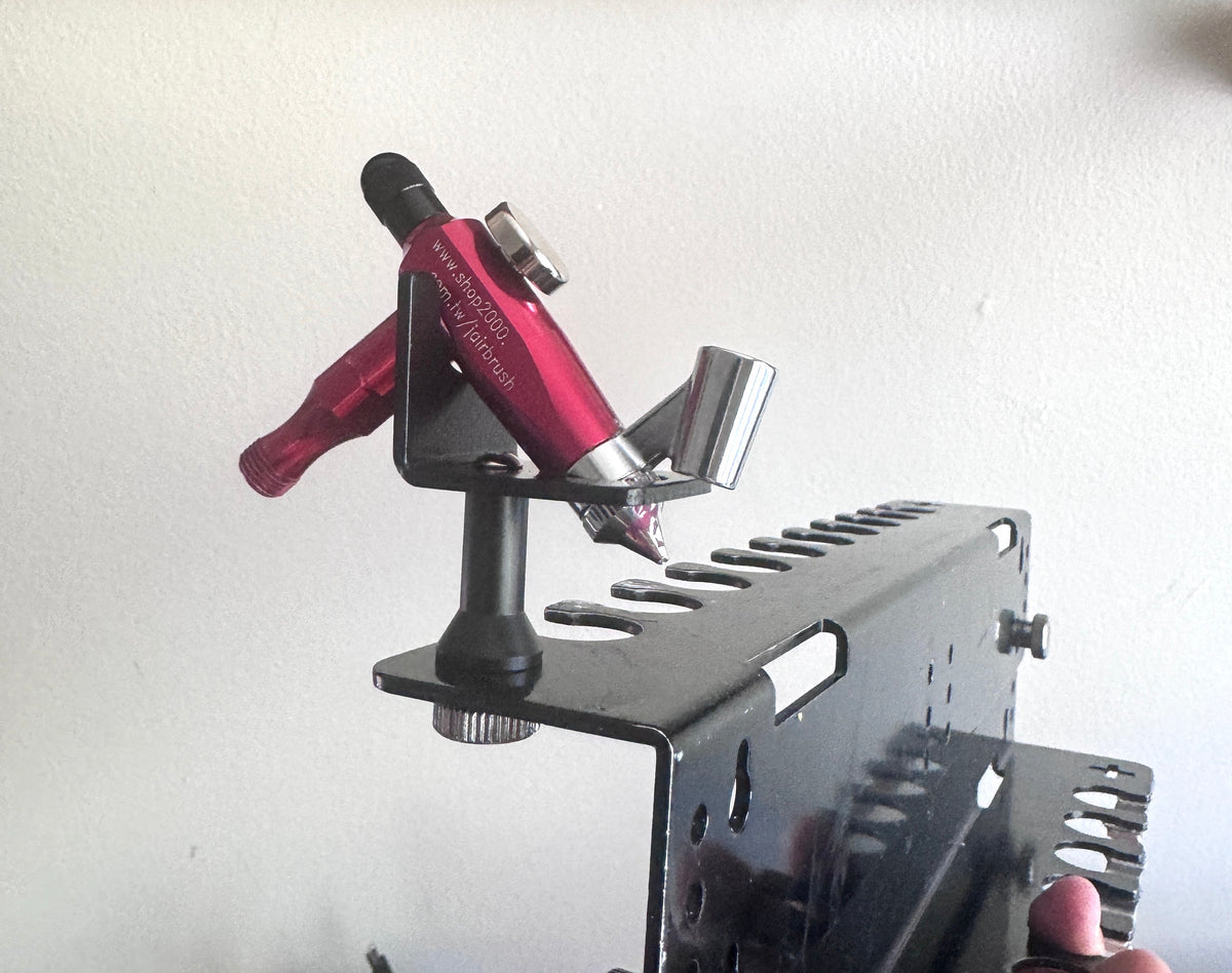 Quick Color Change Metal Airbrush Holder – Ooh! Body Art Stencils
