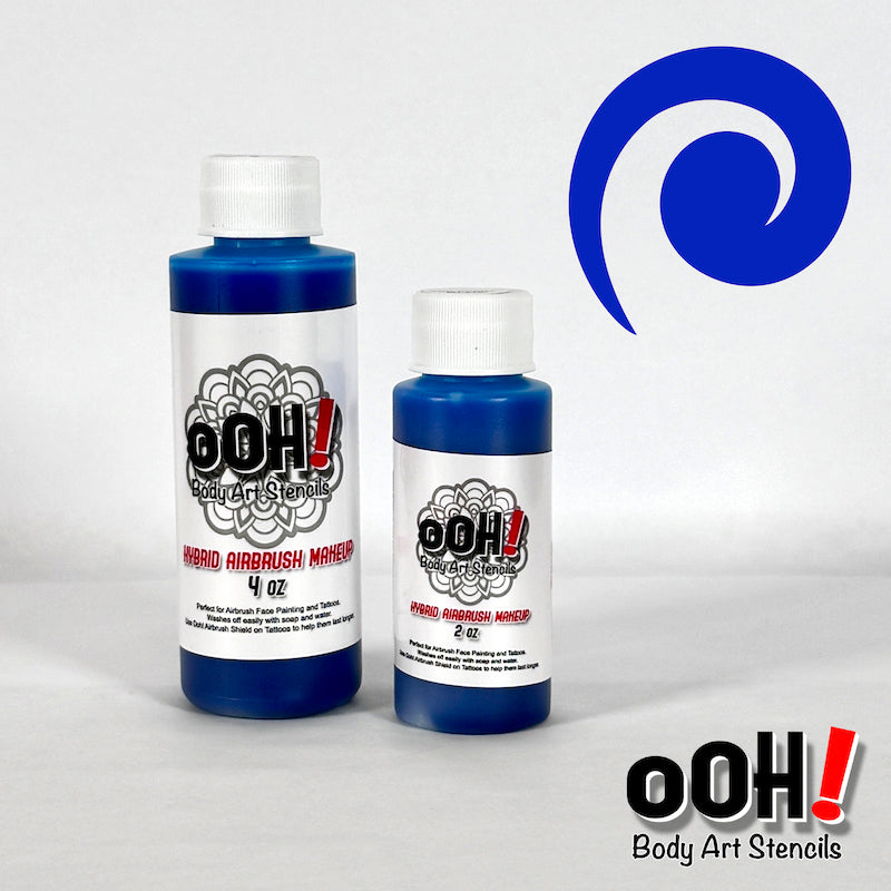 Juneberry Blue Ooh! Hybrid Airbrush Makeup – Ooh! Body Art Stencils