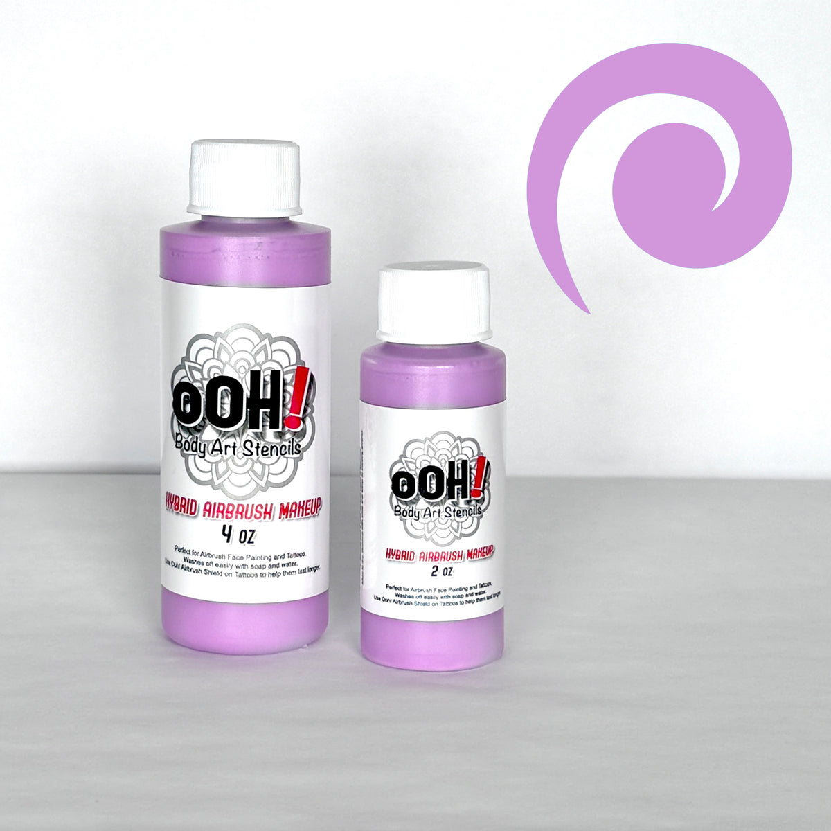 Lilac Purple Ooh! Hybrid Airbrush Makeu – Ooh! Body Art Stencils