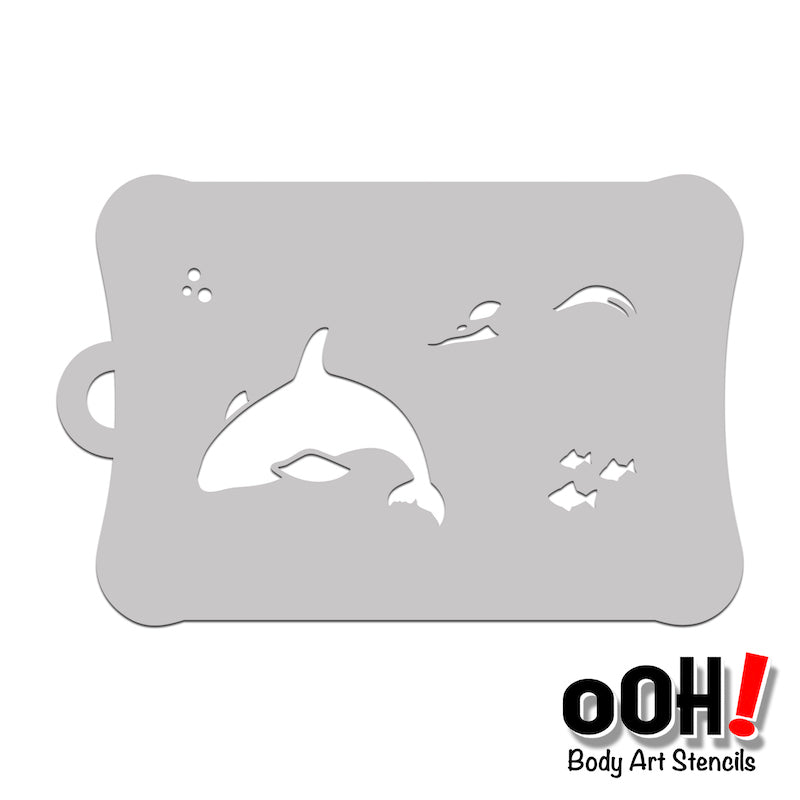 T51 Orca Killer Whale Tattoo Stencil – Ooh! Body Art Stencils
