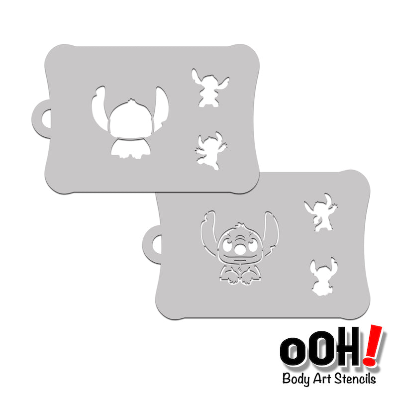 T66 - Stitch Tattoo Stencil – Ooh! Body Art Stencils