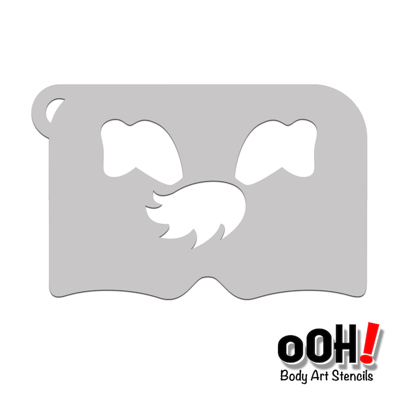 K24 Easter Bunny Stencil Mask Set – Ooh! Body Art Stencils