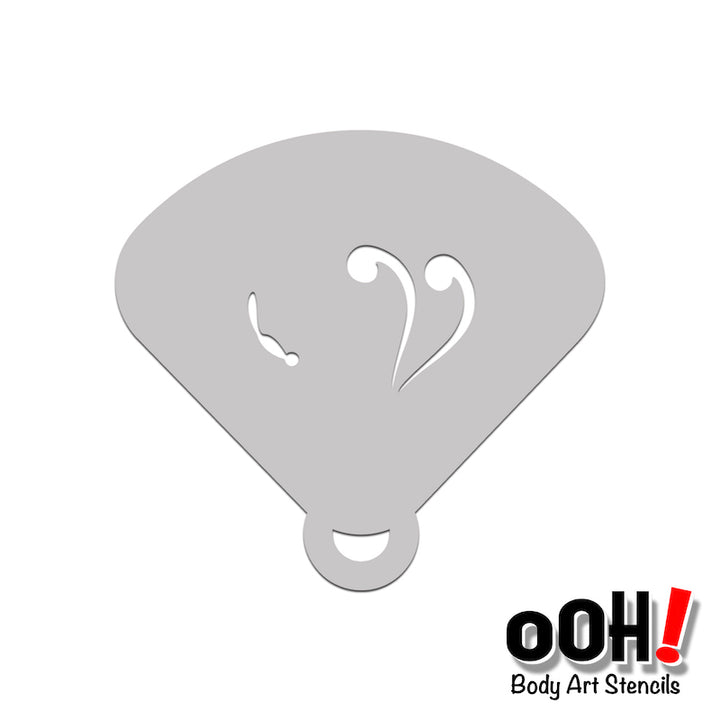 SB23 Butterfly Side Body Stencil – Ooh! Body Art Stencils