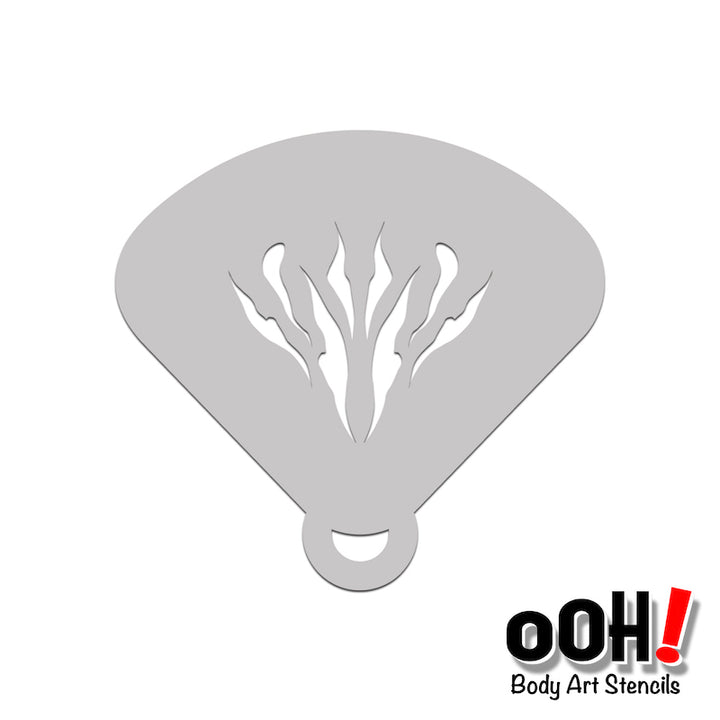 SB26 Tiger Stripes Airbrush Stencil – Ooh! Body Art Stencils